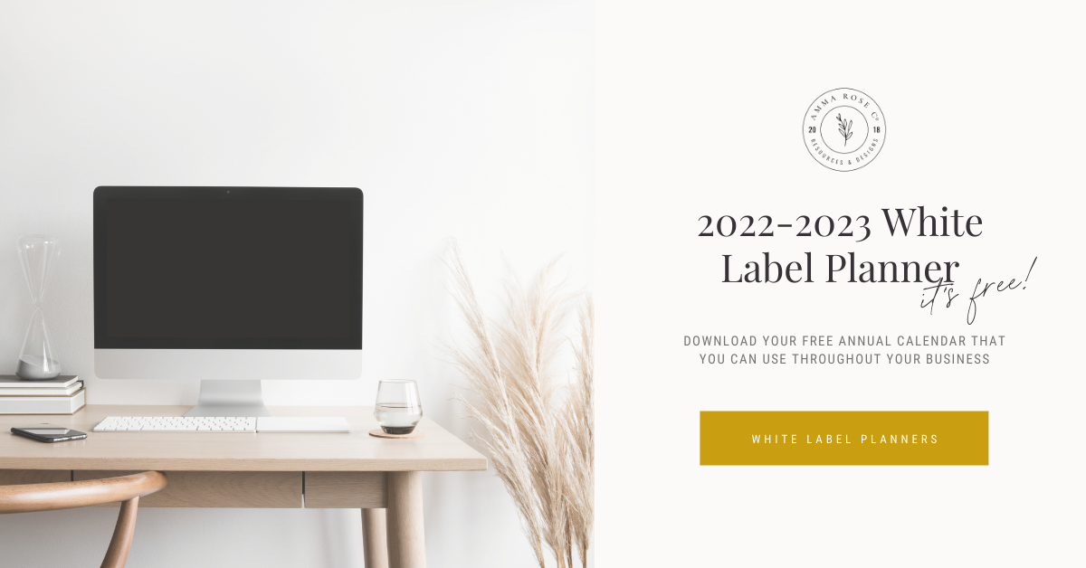 5 Ways to Use White Label Planners to Scale Your Business | Amma Rose ...