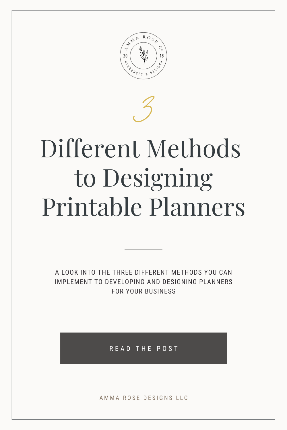 3 Different Methods to Designing Printable Planners | Amma Rose Designs ...