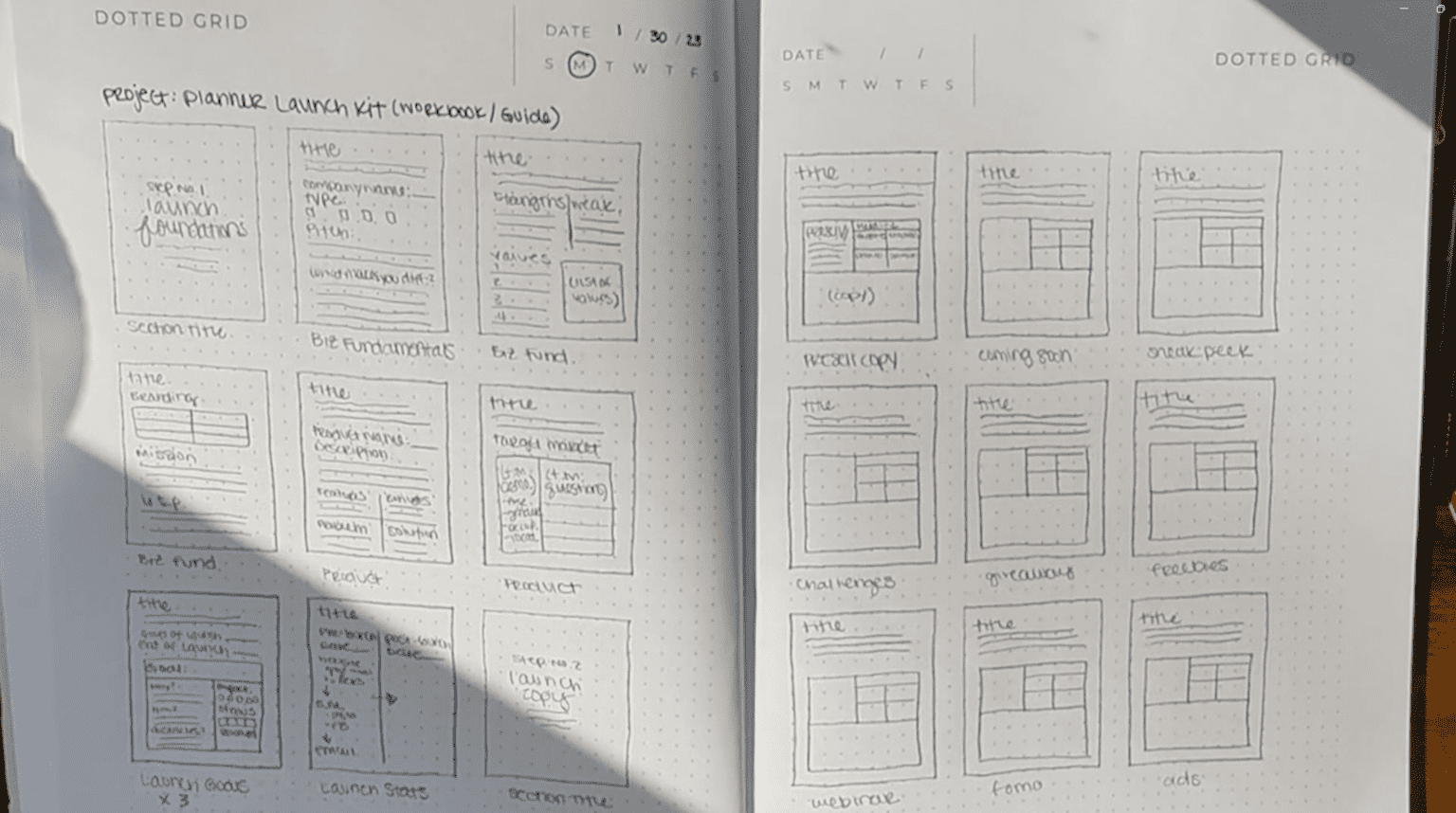 Outlining Your Planner Design: How to Create a Printable Planner ...