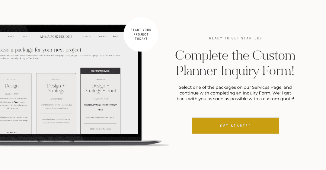 How Much Does a Custom Planner Design Really Cost? | Amma Rose Designs Blog