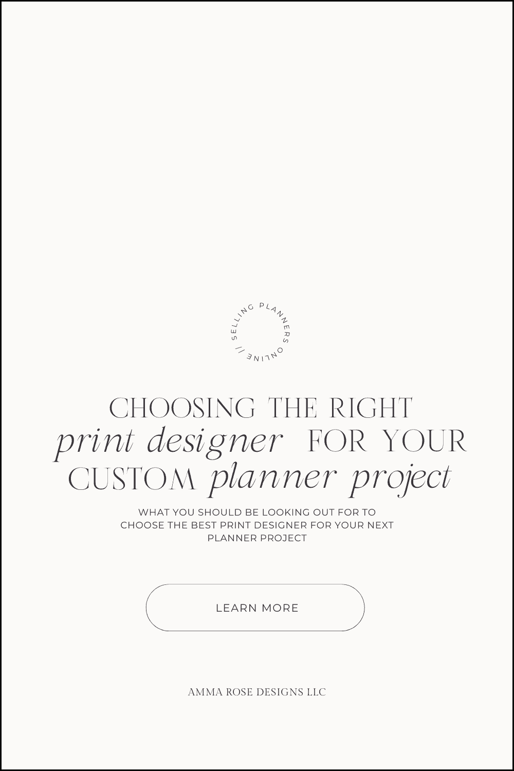 Choosing the Right Print Designer for Your Custom Planner Project ...